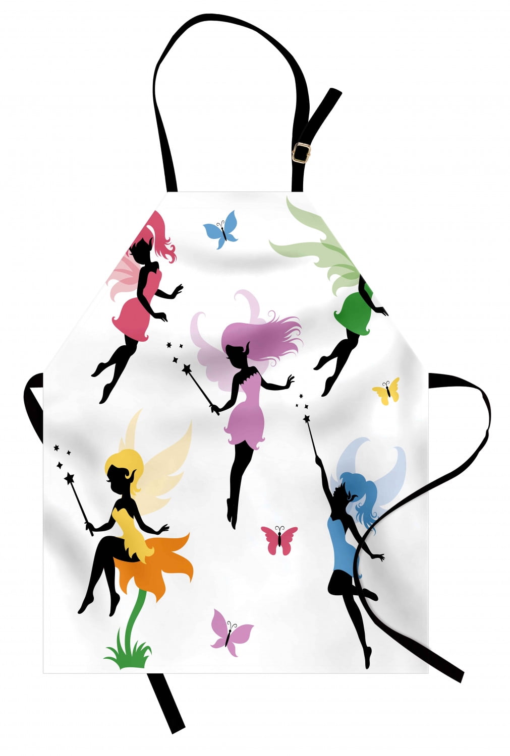 Fantasy Apron Cute Pixie Spirit Elf Fairies Flying with Butterflies ...