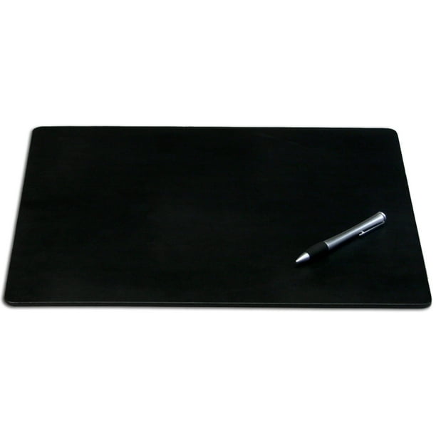 Black Leatherette 24 x 19 Desk Mat without Rails - Walmart.com