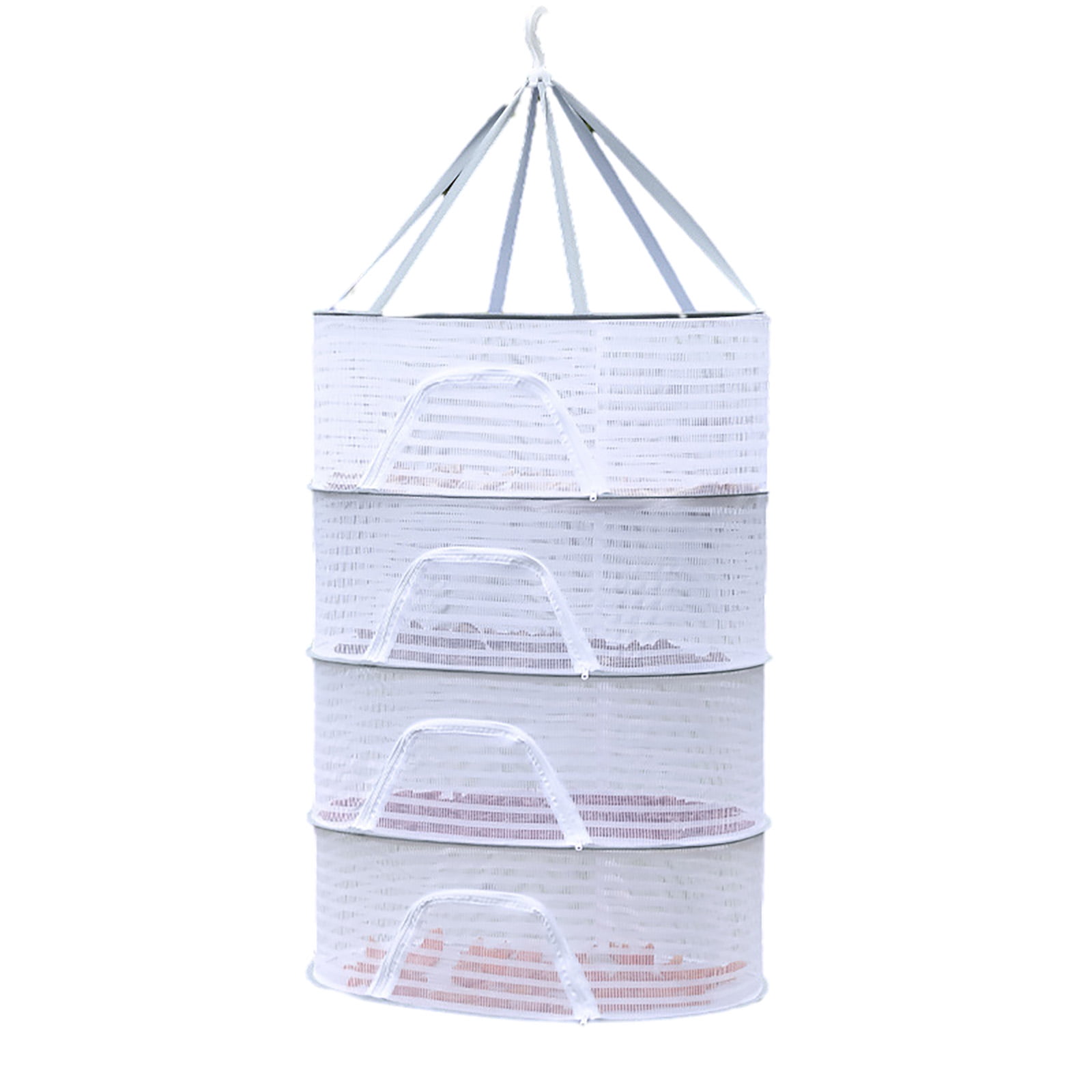 Foldable Drying Fishing Net Hanging Vegetable Dishes Dryer Cage ...