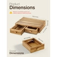 Acacia Wood Coffee Pod Storage Box, 30 Pod Capacity, Coffee Pods and ...