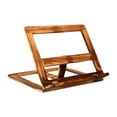 Adjustable Wooden Book Stand with Page Paper Clip Lightweight Flexible ...