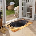 A 3D Stereoscopic Visual Doormat With Water-Absorbing Mat, Non-Slip ...