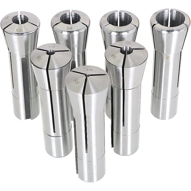 ALL-CARB R8 Collet Set 1/8-7/8 Inch Fit for Various R8 Mill Spindle ...