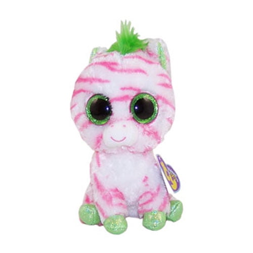 TY Beanie Boos - SAPPHIRE the Pink & White Zebra (Regular Size - 6.5 ...