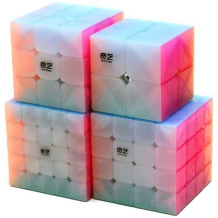 AIMTYD Speedcubing Bundle Qiyi Qidi S 2X2 Jelly Cube & Qiyi Warrior W ...