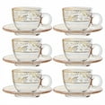 ACDANC 2026 New 4Pcs Coffee Mug,3.38 Fl Oz Eco Friendly Glass Tea Cups ...