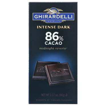Ghirardelli Intense Dark Chocolate Bar - 86% Cacao, 3.17 oz., 12 bars ...