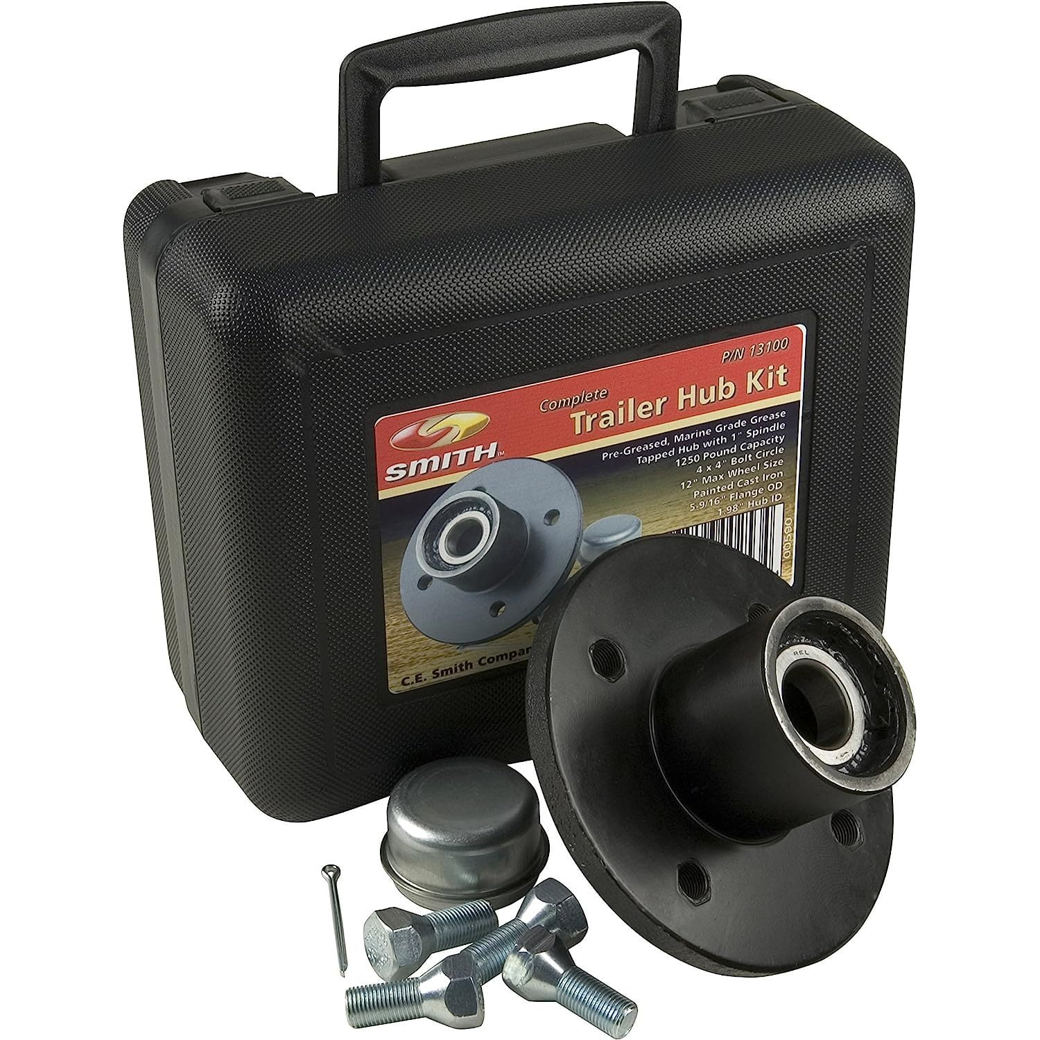 Bilot Trailer 13100 Trailer Hub Kit (1" Tapped (4 x 4))- Replacement Parts and Accessories for ...