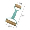 Pasta Double Head Roller Rolling Pin Pizza Mesh Mesh Dumpling Machine