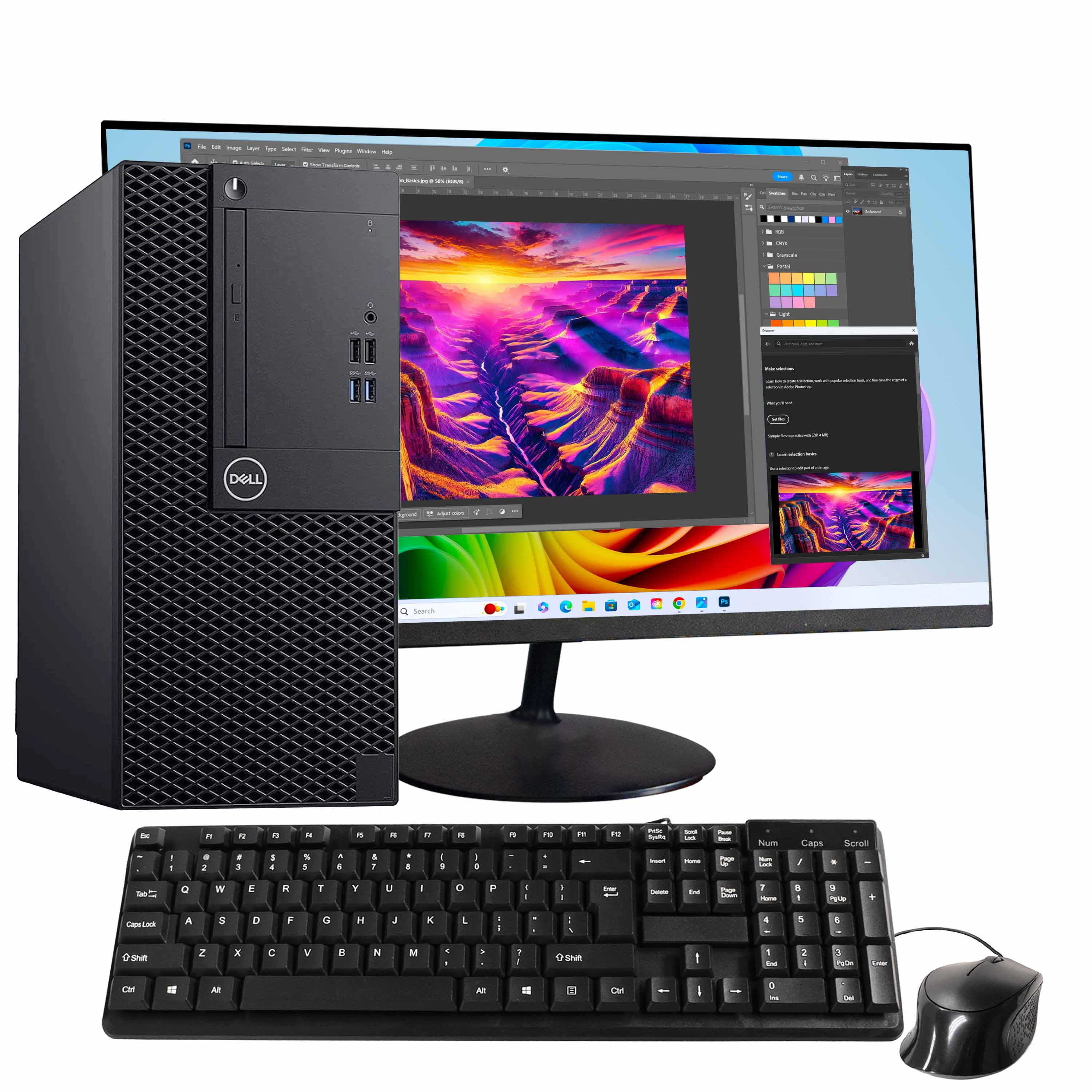 Restored Blair Tech Dell OptiPlex 3060 Tower PC Intel Core i5-8500 3 ...