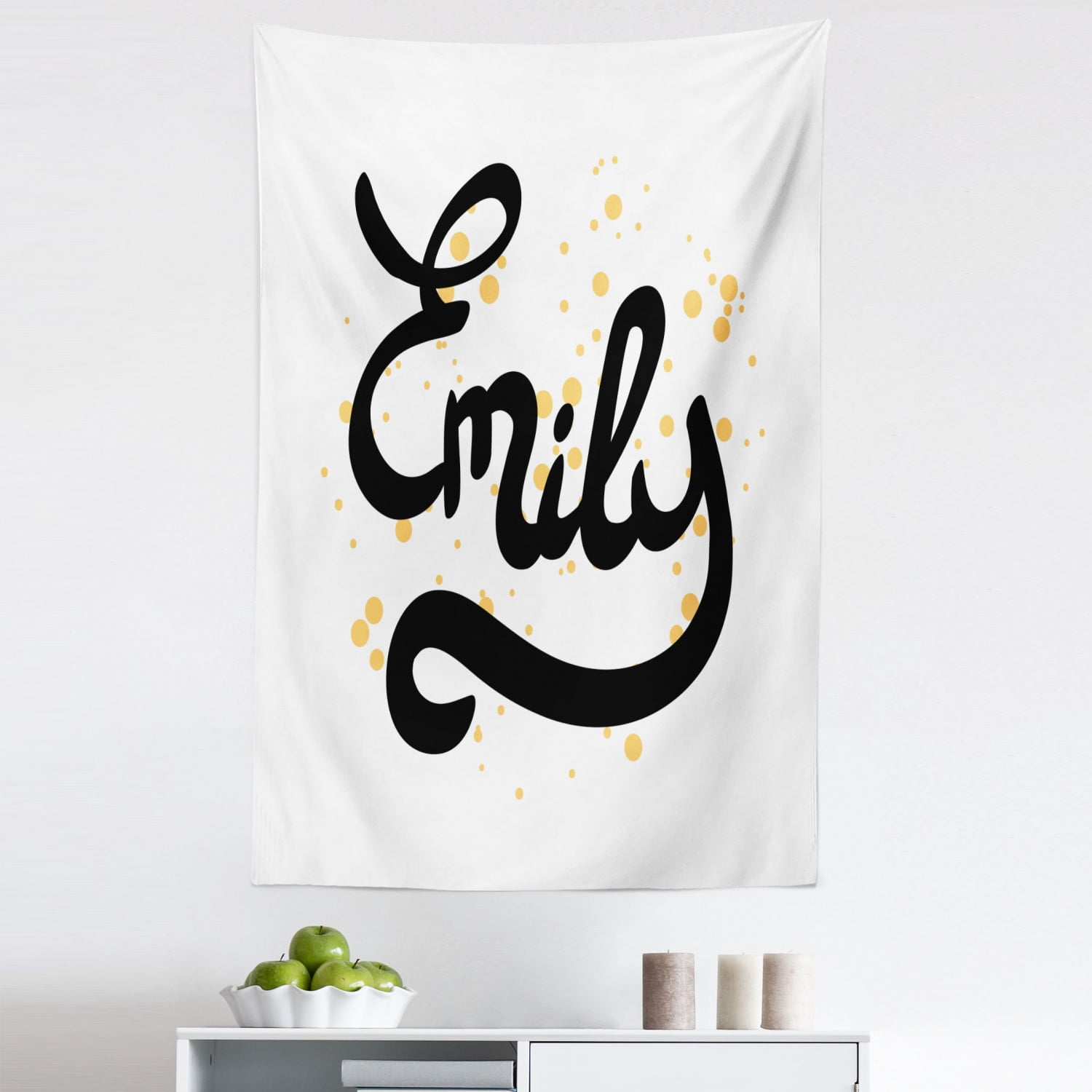 Emily Tapestry, Hand Drawn Monochrome Cursive Font Modern Calligraphic ...