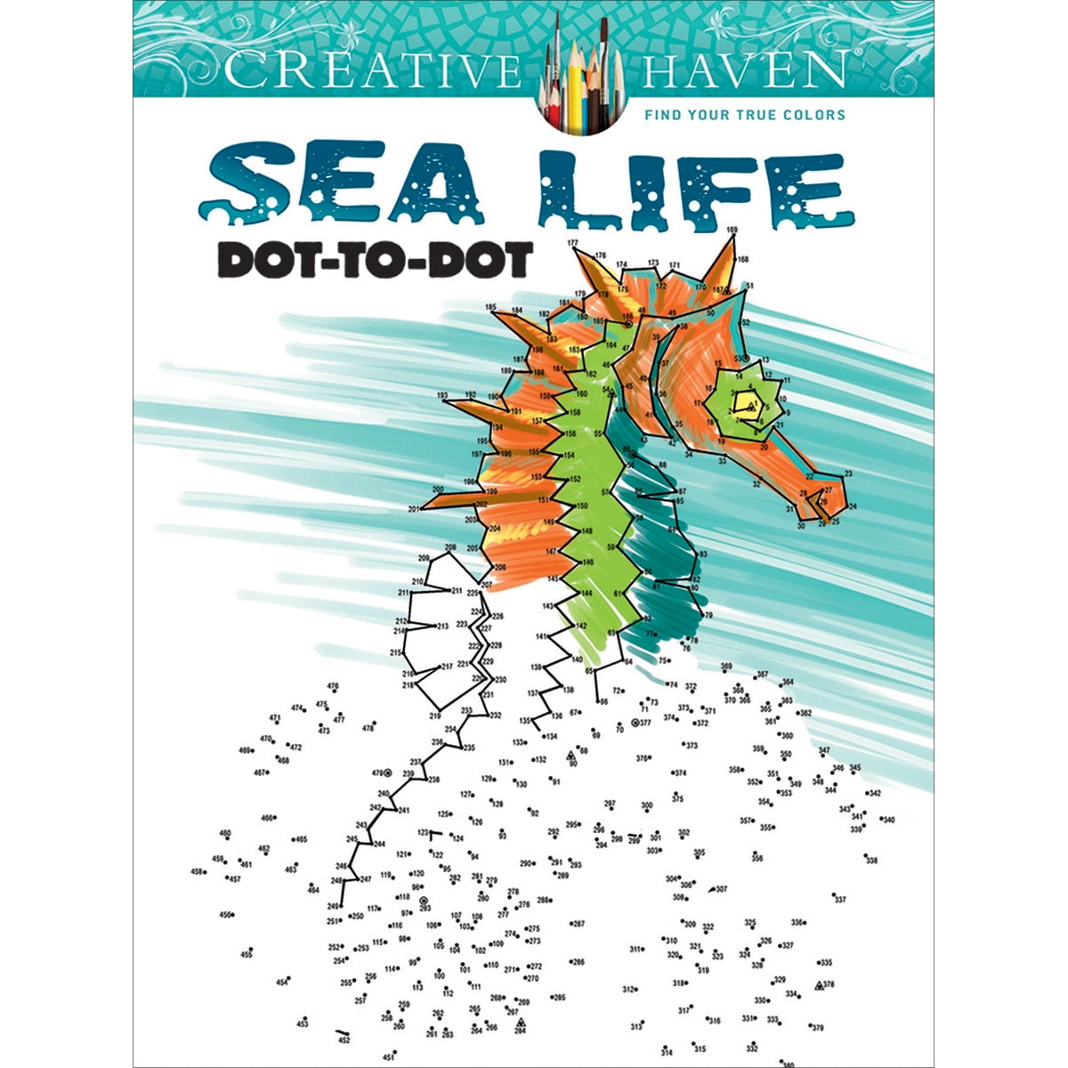 Dover Publications-Creative Haven: Sea Life Dot To Dot - Walmart.com