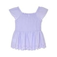 Wallflower Girls Smocked Top with Eyelet Detailing, Sizes 4-16 ...