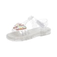 Asxite Toddler Sandals Girl Thick Sole Bow Crystal Jelly Princess for ...