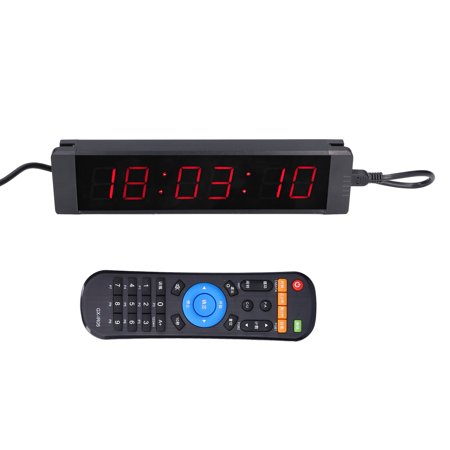 Clock Timer, Wall Clock Accurate Timing US Plug 100-240V With Remote ...