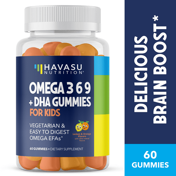 Havasu Nutrition Omega 369 Gummies | Omega DHA Gummies for Kids | Kids ...