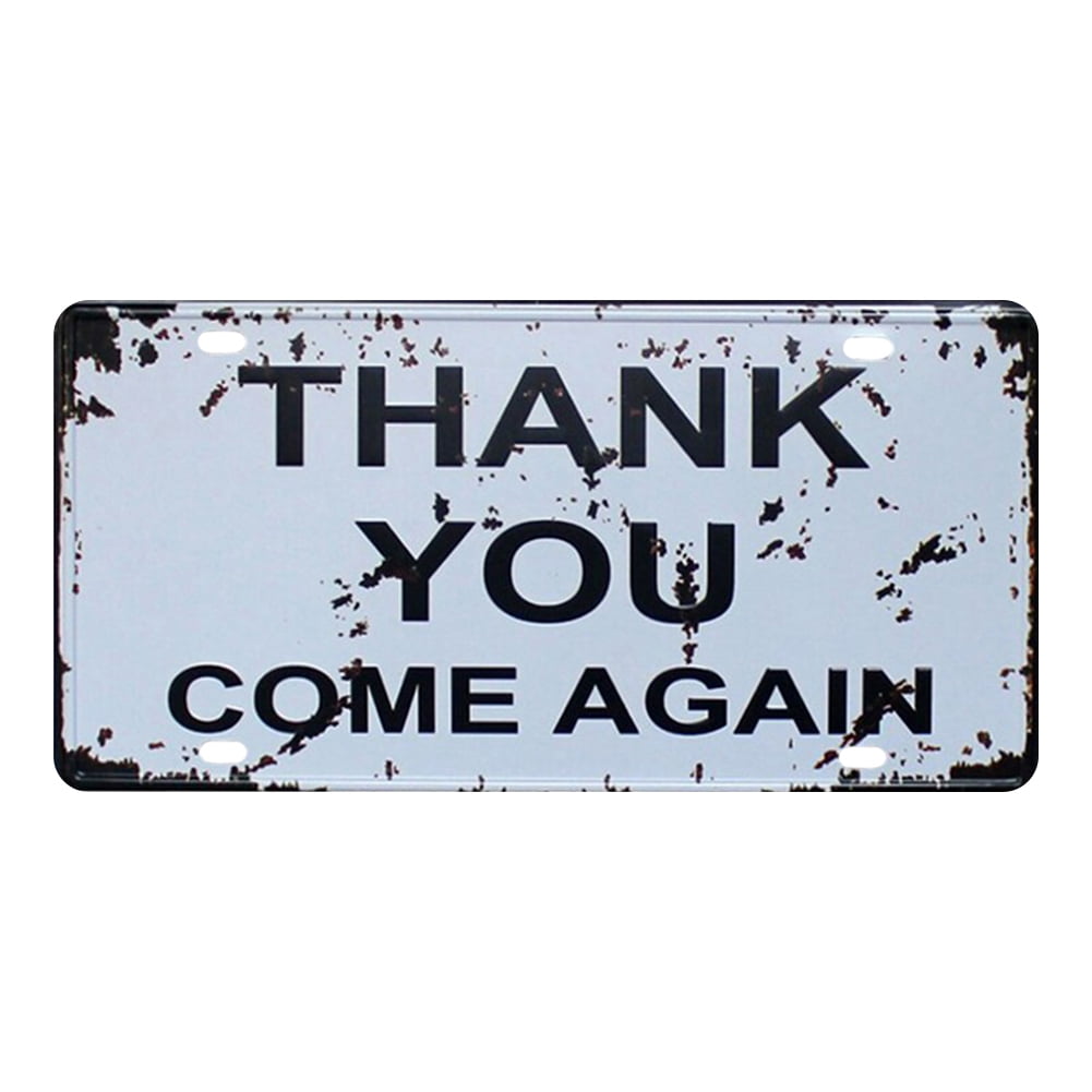 Letreros Metal Vintage Rectangulares Advertencia Retro Impermeable ...