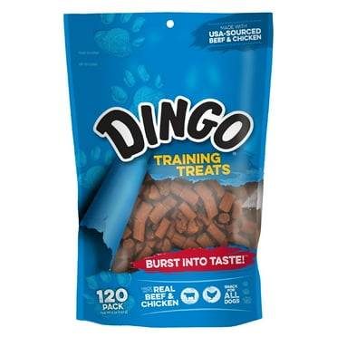 Dingo Soft & Chewy Beef & Chicken Training Treats, 360-Count - Walmart.com