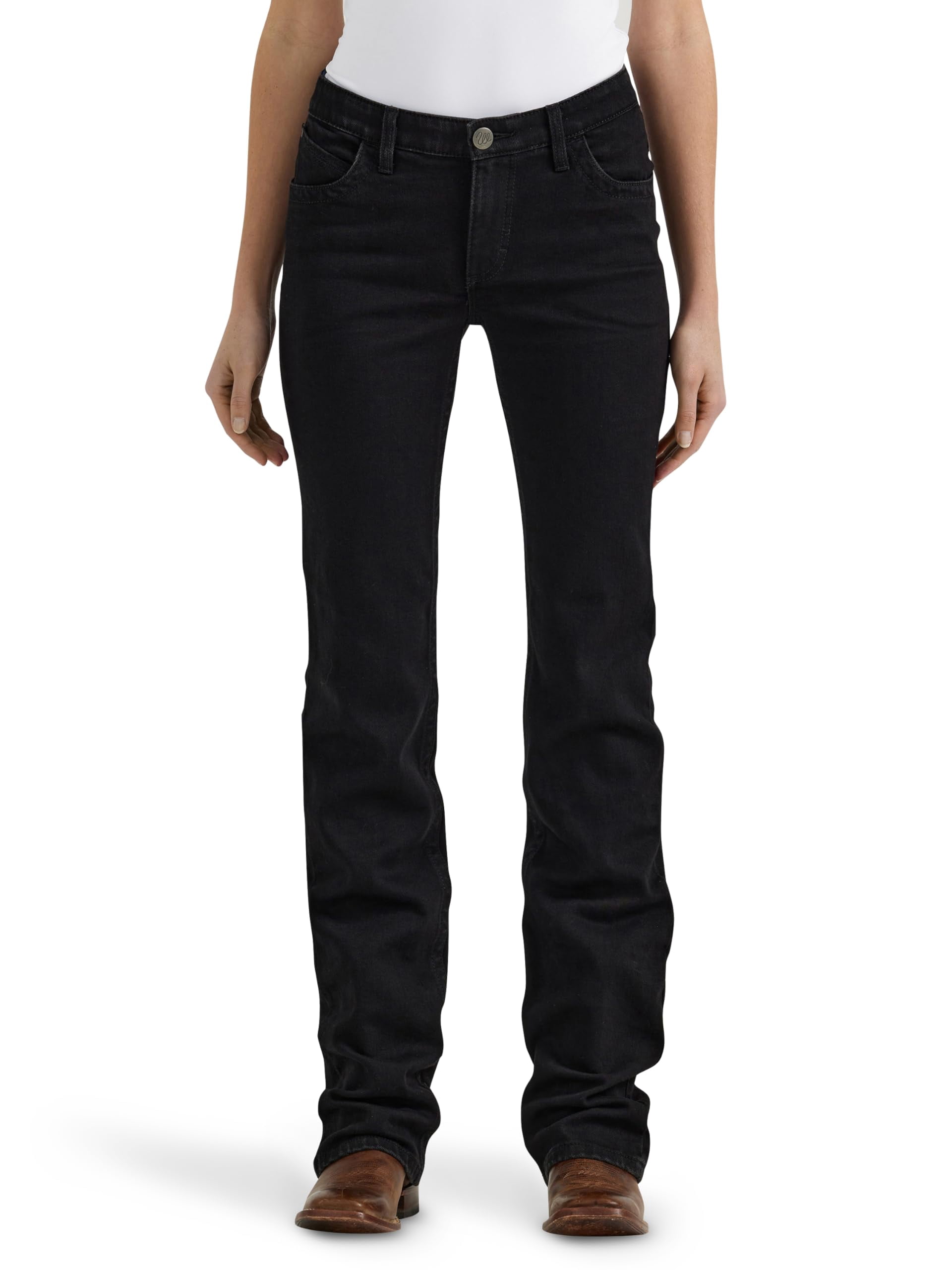 Botas Jeans Wrangler Willow Mid Rise Cut Molly 33-34 para mujer ...