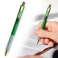 2 Pcs Ballpoint Pens Black Ink Medium Point 1mm Pen with Soft Grip Ball ...