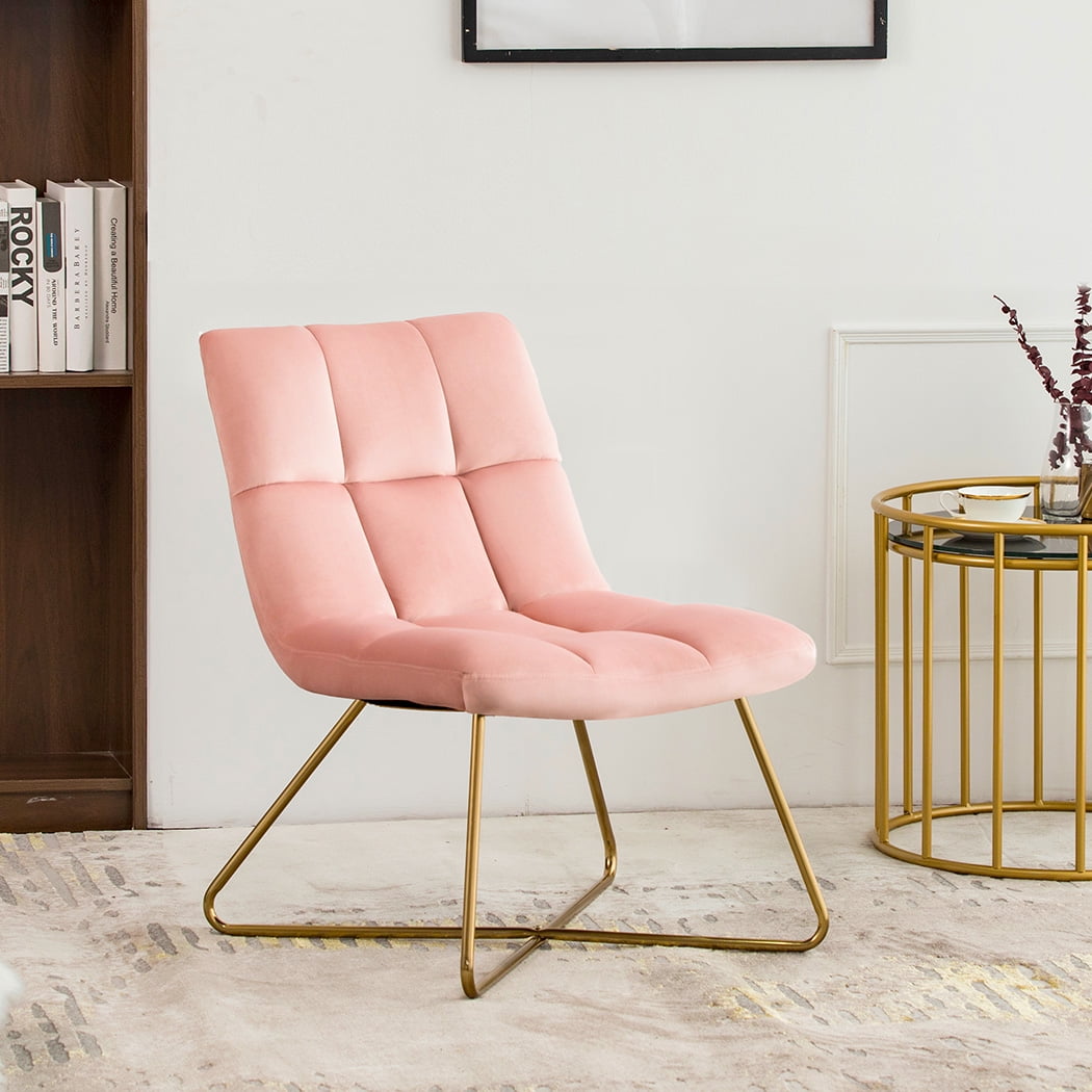 Duhome Velvet Accent Chair Small Lounge Chair Modern Vanity Chair for ...