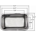 Stainless Steel Loaf Pan for Baking Bread, Meatloaf, Cakes, Brownies ...