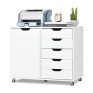 Simply Tidy's White Modular Mobile Chest- Rolling Cabinet with Drawers ...