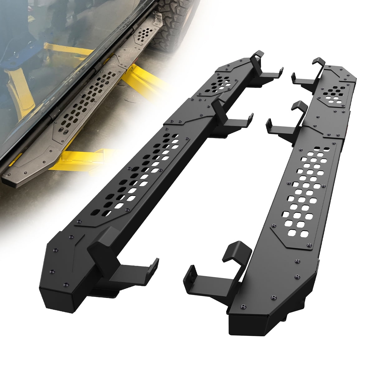 Rock Rail Side Steps Running Boards Nerf Bars for Ford Bronco 2021-2023 ...