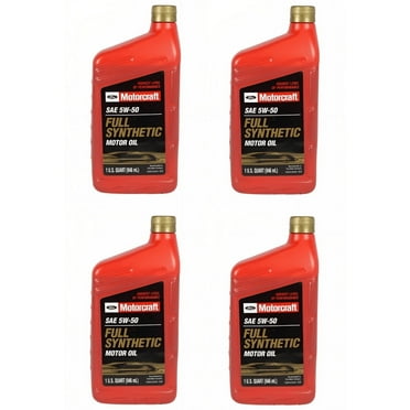 Ford Motorcraft SAE 5W-30 Full Synthetic Motor Oil, 1 Case (12 Quarts ...