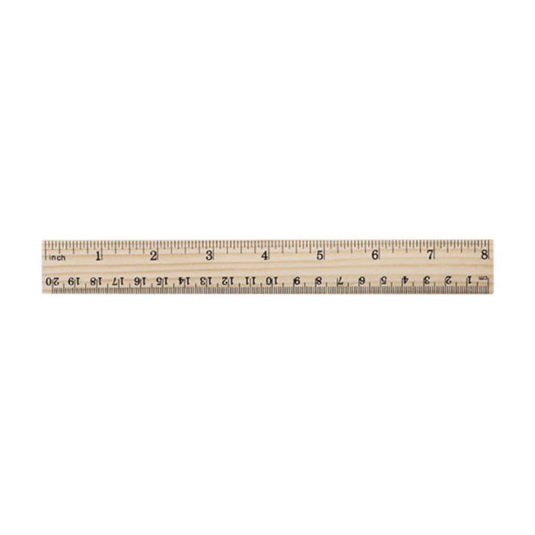 Clearance Sale | 5 Pack Wooden Straight Ruler Measuring Tool for ...