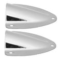 2 Polished Stainless Steel Clam Shell Accessories for Safe Cable ...