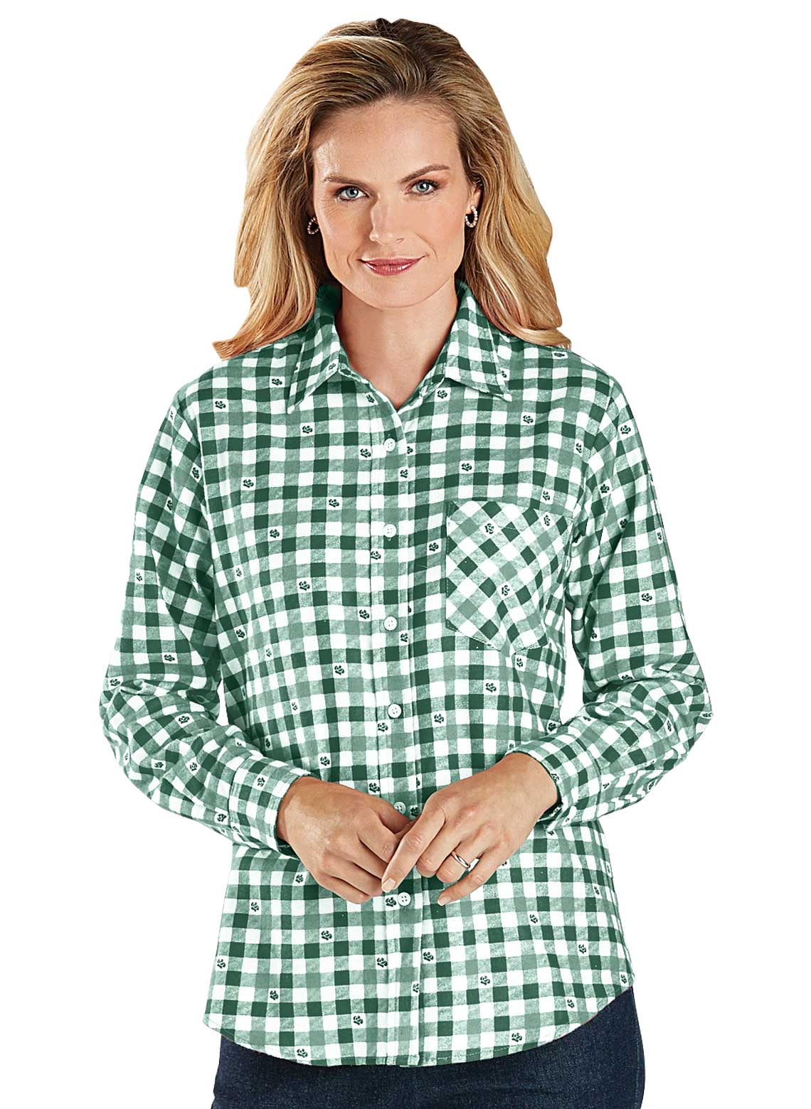 Floral Flannel Shirt - Walmart.com