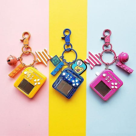Cute Mini Classic Game Machine Retro Nostalgic Game Console Keychain ...