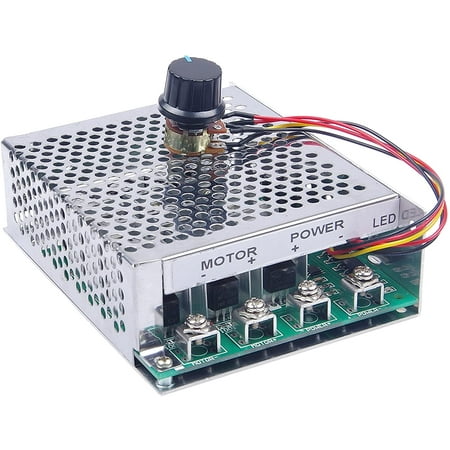 Brushed DC Motor Controller DC 9-55V 60A PWM stepless Electronic Speed Control Switch 12V 24V ...