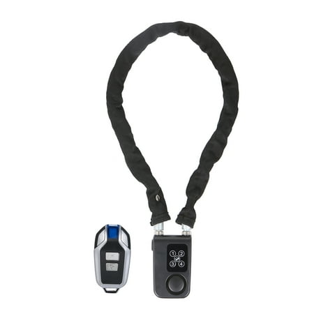 Keyless Password Lock Wireless Remote Control Lock 80CM Steel Chain ...