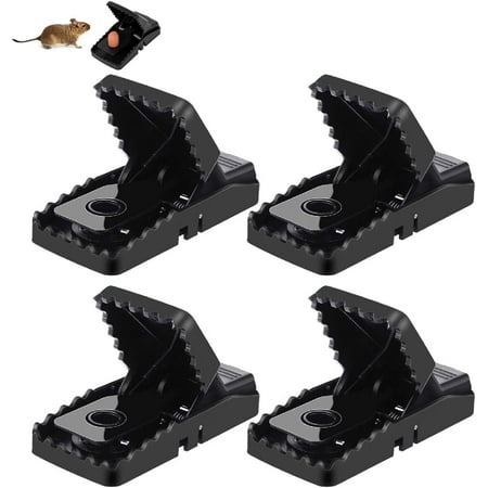 4pcs Plastic Mouse Trap Professional Mousetrap Safety Mouse Trap ...