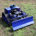 AIWEIYA Crawler Remote Control Lawnmower with Push Shovel Snow Removal ...