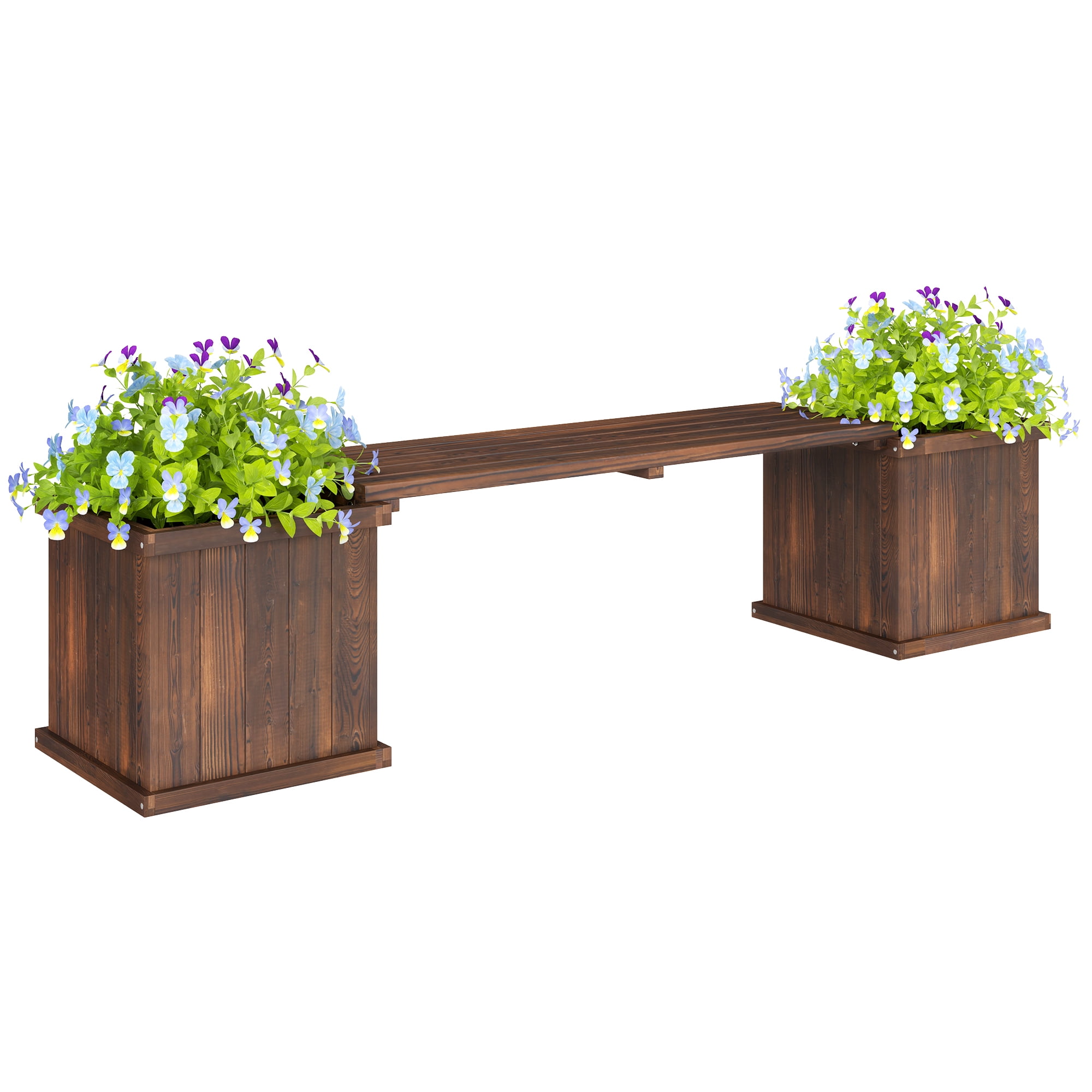 Click here for Outsunny Raised Garden Bed Plant Stand Wooden Gard... prices