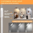 70" Bright LED Floor Lamp for Living Room, Dimmable Standing Tall Lamps ...