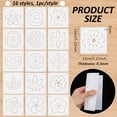 1 Set PET Plastic Drawing Painting Stencils Templates Square Mixed ...
