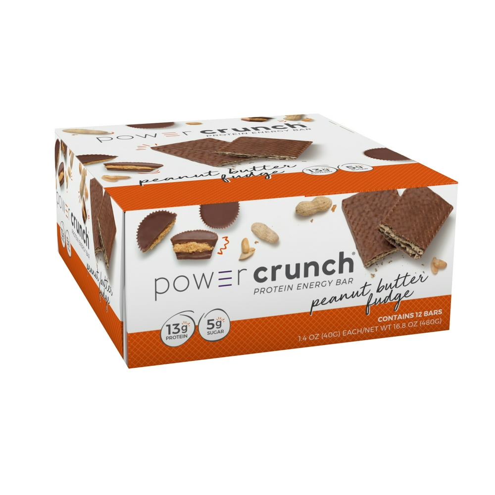 Power Crunch PRO Protein Energy Bar Peanut Butter Fudge, 8.2 oz, 4 ...