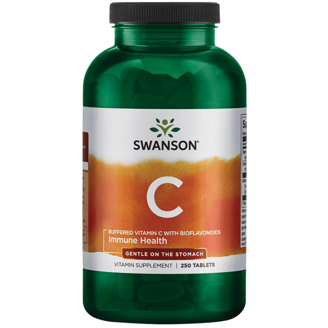 Swanson Buffered Vitamin C with Bioflavonoids 1,000 mg 250 Tablets - Walmart.com