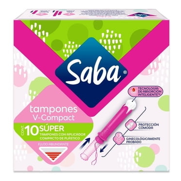 Toallas femeninas Saba Invisible delgada con alas flujo abundante 14 ...