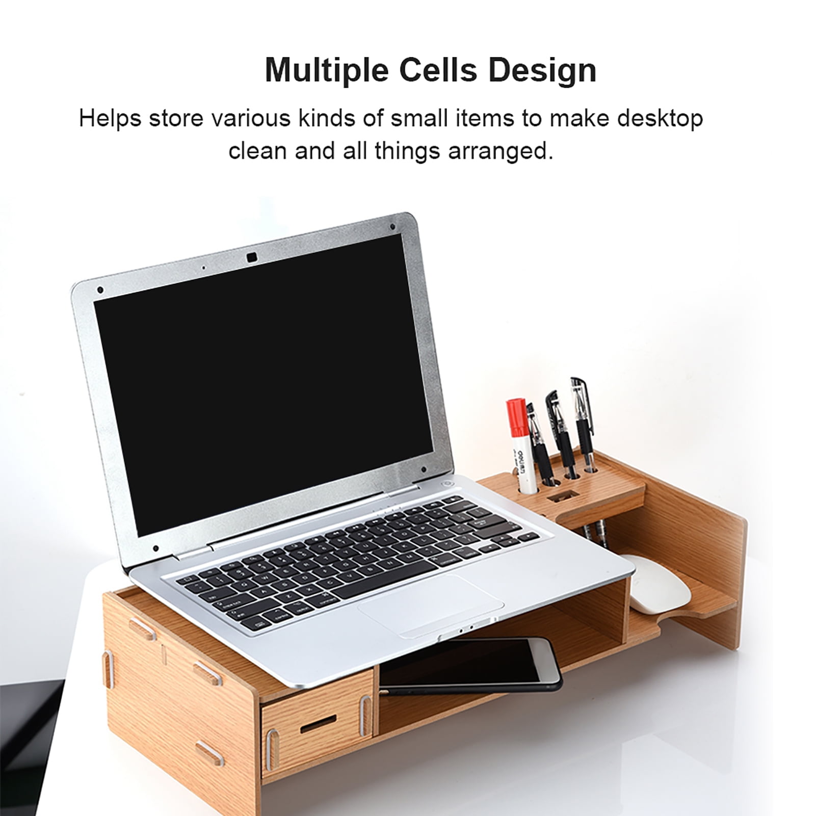 Desktop Monitor Stand, 2-level Monitor Stand , High Density HDF Board ...