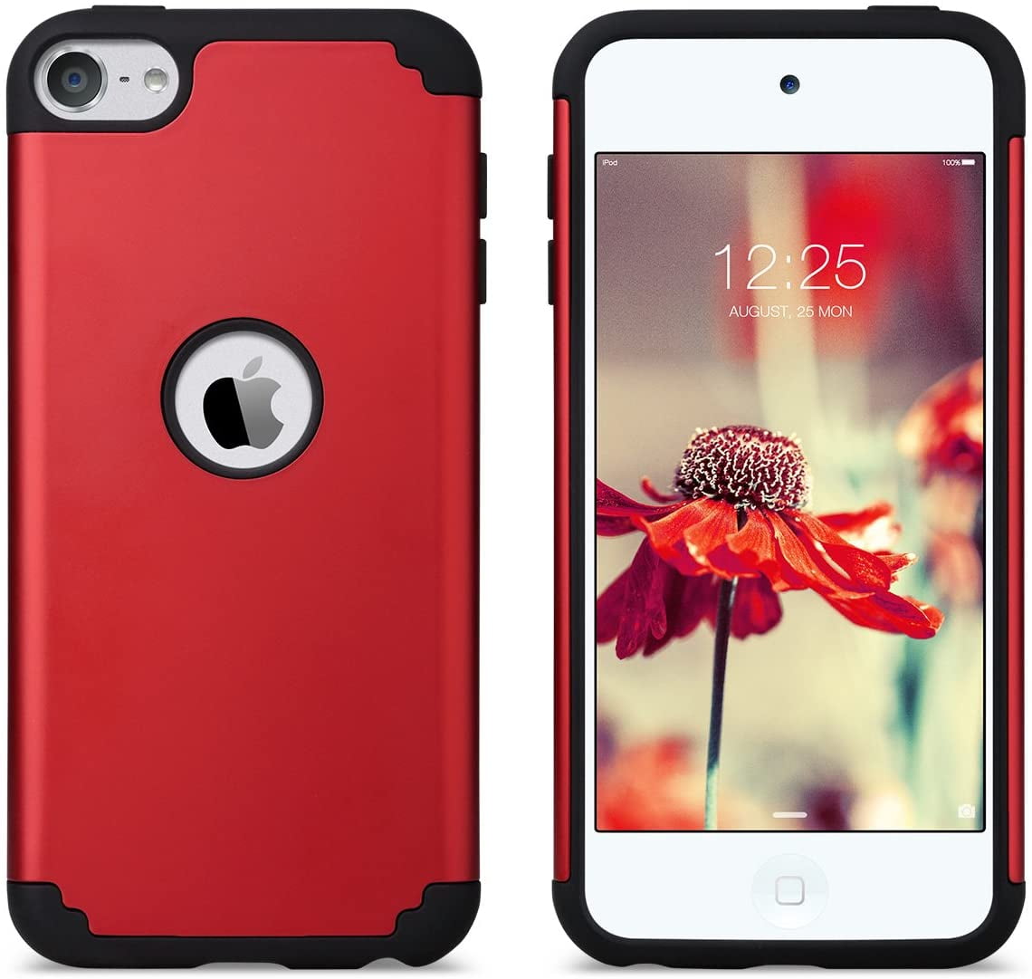 Ulak Ipod Touch 7 Case Slim Dual Layer Protective Hybrid Hard Back