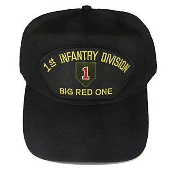 US ARMY 1ST ID FIRST INFANTRY DIVISION HAT CAP BIG RED ONE VETERAN ...