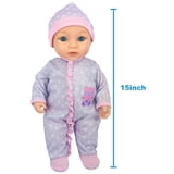 Cuddle Kids: Baby's First Check Up - 15" Doll - Pink & Purple - 20pc ...