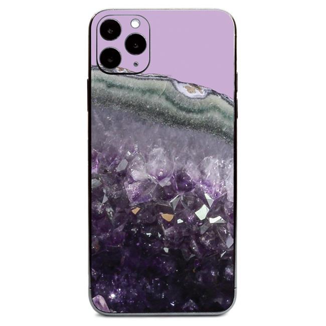 MightySkins APIPH11PR-Amethyst Agate Skin Decal Wrap for Apple iPhone ...
