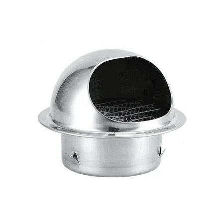 HUSERYT Ventilation Grille, Round Stainless Steel Extraction Mouth Duct ...