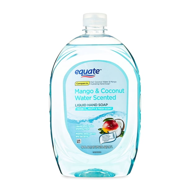 Equate Liquid Hand Soap, Mango & Coconut Water Scented, 50 oz - Walmart.com